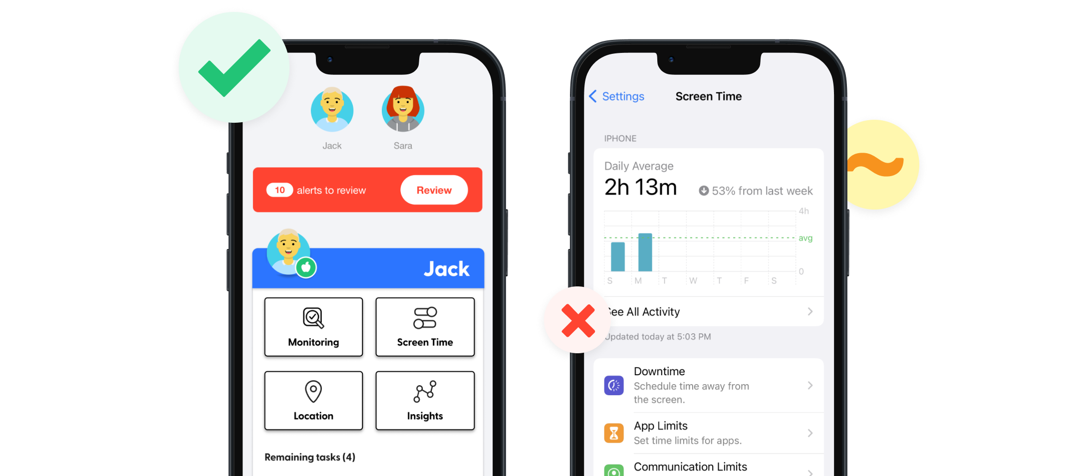 Bark vs Apple Screen Time: Which Parental Control App Is Better? | Bark